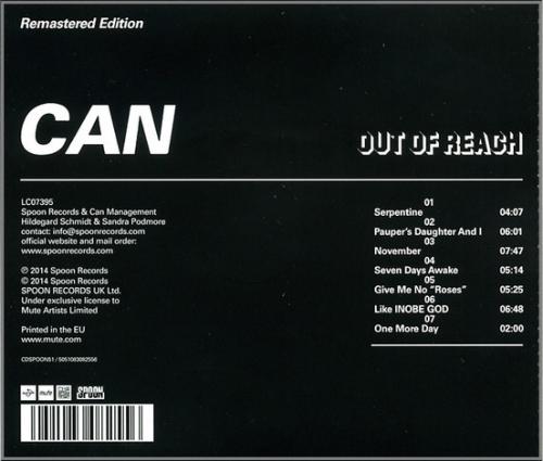 カン - アウト・オブ・リーチ 5051083082556/中古CD・レコード・DVDの超専門店 FanFan